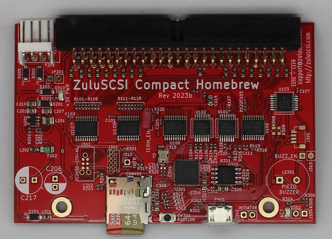 ZuluSCSI Compact RP2040 Homebrew (kit) – Rabbit Hole Computing